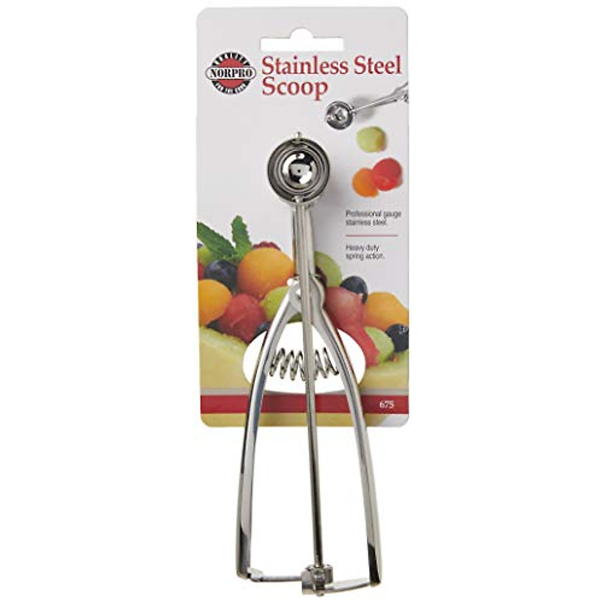 Norpro Stainless Steel Scoop, 25MM (.5 Tablespoon)