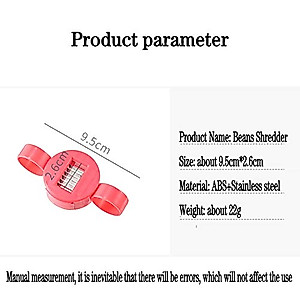 KYJD Bean Shredder, Multi-Function Shredder, Adjustable Width, one Pack.