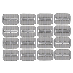 Sscon 16Pcs Garbage Bag Sticky Clips Trash Can Bag Holders Trash Bag Fixing Clamps Grey