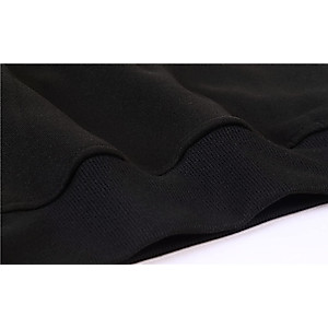 XPLR Merch Hoodie New Logo Sweatshirt Men Women Novelty Hoodies (Black,XXL)