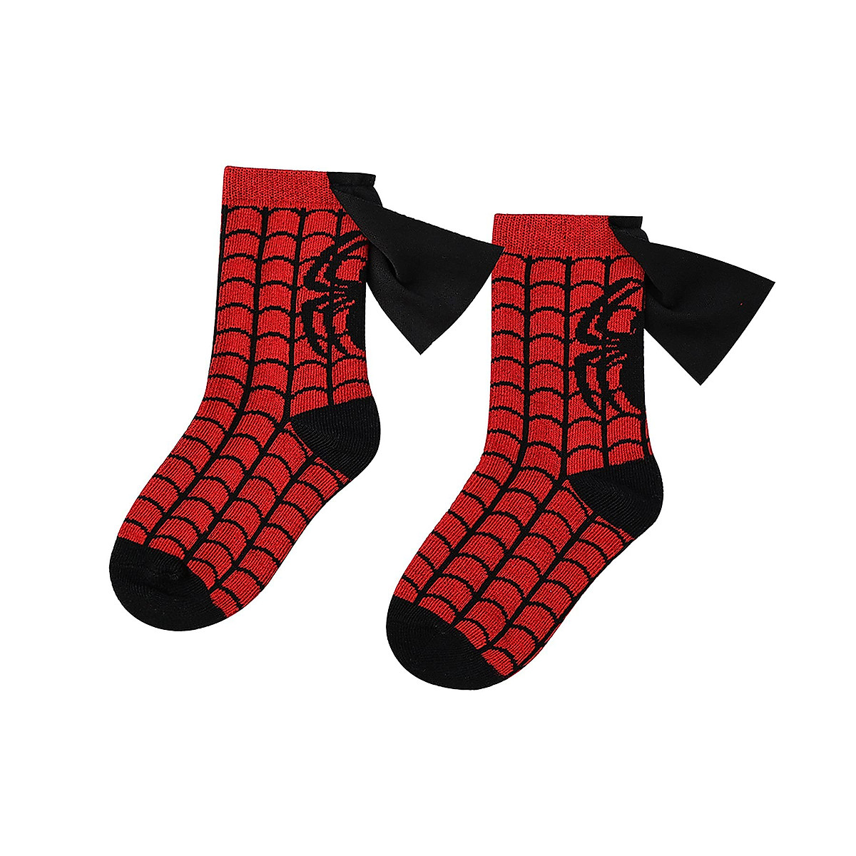 VVEADEY 4-6 Years Old Kids Socks - Cartoon Superhero Baby Boys and Girls Socks Funny Socks Unisex Toddler Boys Girls (4 Pairs)