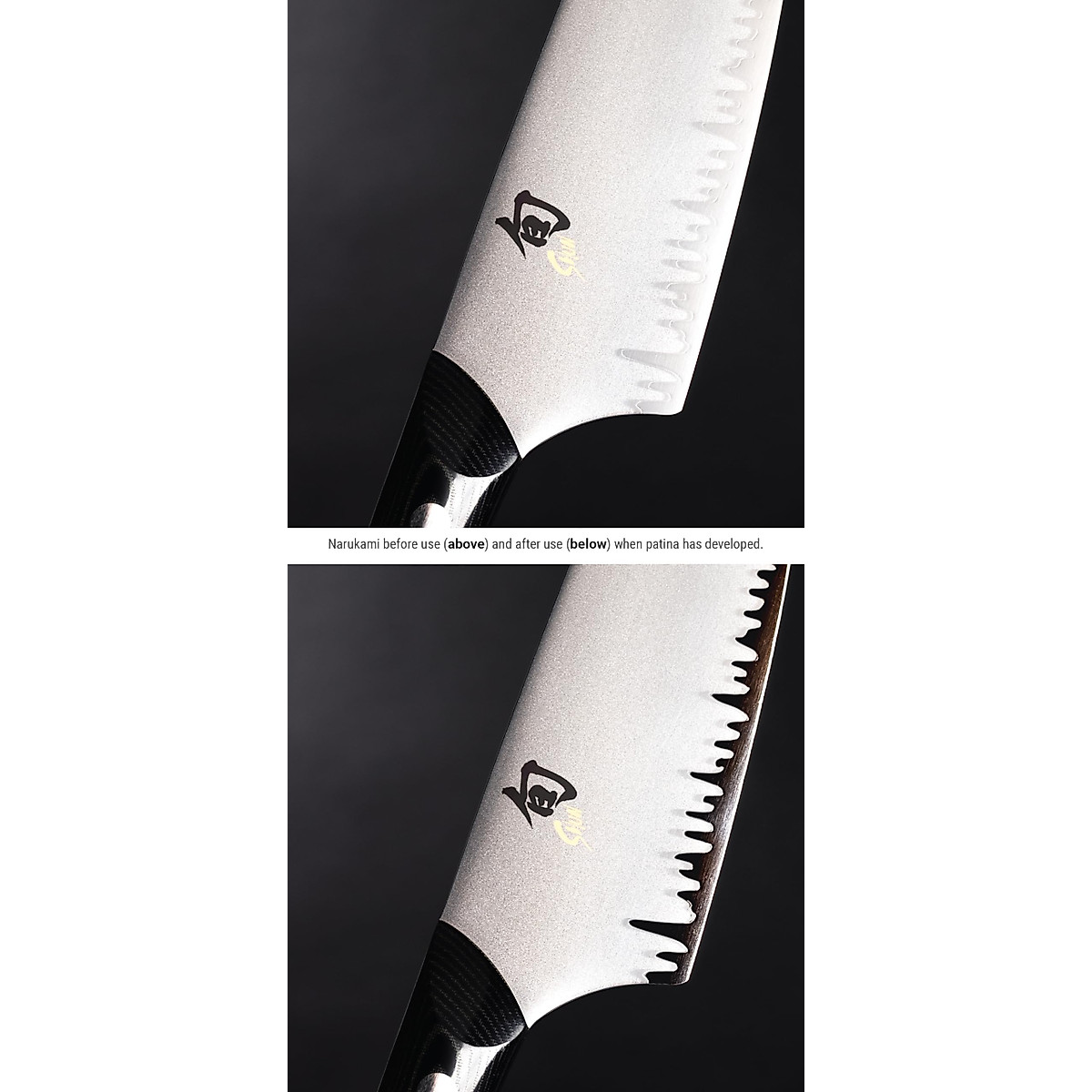 Shun Narukami 10" Chef’s Knife, Handcrafted Japanese Kitchen Knife, Blue II Carbon Steel Core and San Mai Stainless Steel Cladding, Micarta Handle, Chef Knife for Professional and Home Chefs