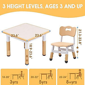 Kids table and chairs, Toddler table and chairs, Kids table( 2 chairs ), Kids table and chair set, Kids table and chair set 5-8 year old, Toddler table and chair set with 8 leg covers +12 color pens