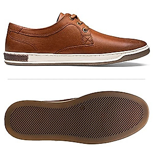 Jousen Men's Casual Shoes Memory Foam Mens Fashion Sneakers 3 Eyelets Business Dress Sneaker (A81Q06 Yellow Brown 11)