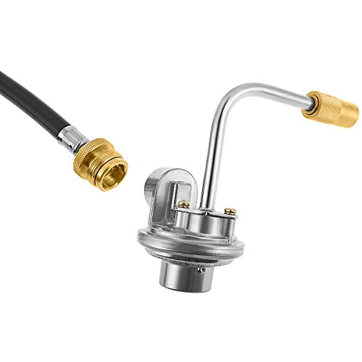 6FT Propane Adapter Hose, 1lb to 20lb Converter with Gas Regulator for Blackstone 17", 22" Tabletop Griddle, Pit Boss PB336GS 2 Burner Table top Gas Griddle and Dash Griddles