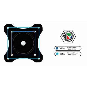 Mount-It! MI-4PC313G Triple Desk Monitor Mount, Gray