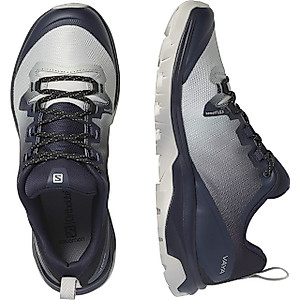 Salomon VAYA Hiking Shoes for Women, Lunar Rock/Night Sky/Lunar Rock, 5.5
