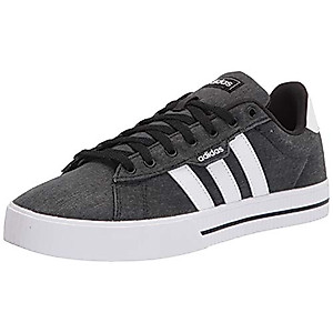 adidas Men's Daily 3.0 Skate Shoe, Core Black/Cloud White/Core Black, 10.5