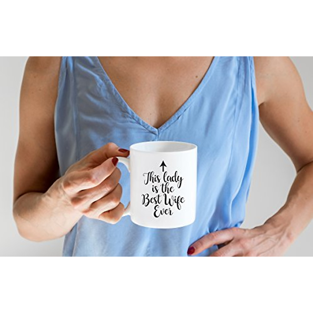 Best Wife Ever Funny Coffee Mug - Anniversary or Birthday Gifts for Wife, Women, Her - Wife Gifts from Husband, Him - Cool Bday Present Idea for Wifey - Fun Wife Mug, Unique Novelty Cup