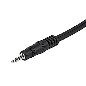Monoprice 601045 1/8 Inch TRS Male to Dual 1/4 Inch TS Male Cable - 5 Feet- Black | Connect Your IPod, IPhone, Android SmartphoneTo Pro Audio Gear