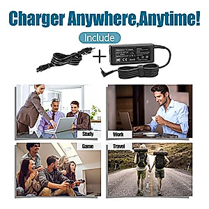 65W Laptop Charger for Acer Swift 1 3 5 SF515 SF315 SF314 SF313 SF114 Spin 1 3 5 SP111 SP315 SP113 SP513 SP314 Chromebook Cb3 Cb5 C720 C730 C731 C740 Power Supply Adapter Cord