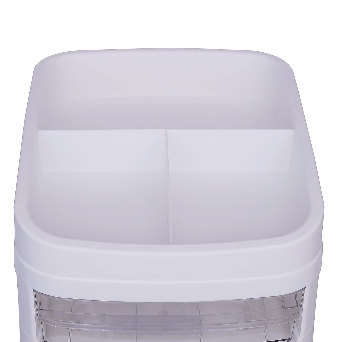 Gdrasuya10 6 Tier Rolling Storage Cart with Drawers, Plastic Storage Rolling Cart Cabinet Trolley with Universal Wheels for Office, Bathroom, Living Room