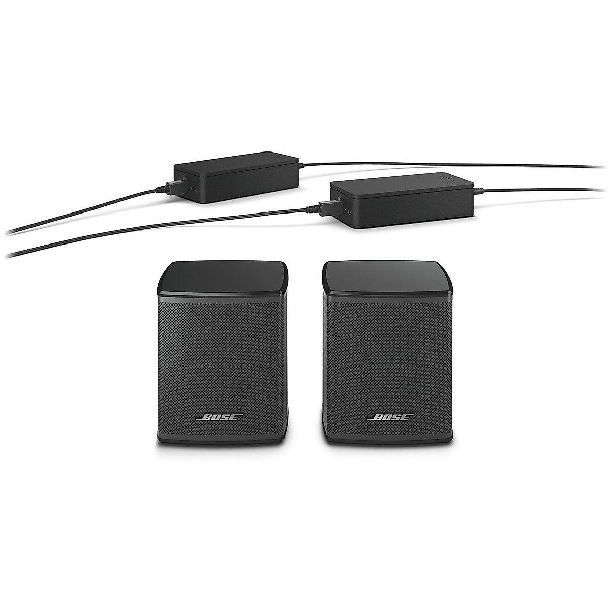 Bose 768973-1110 Virtually Invisible 300 Wireless Surround Speakers (Pair, Black)