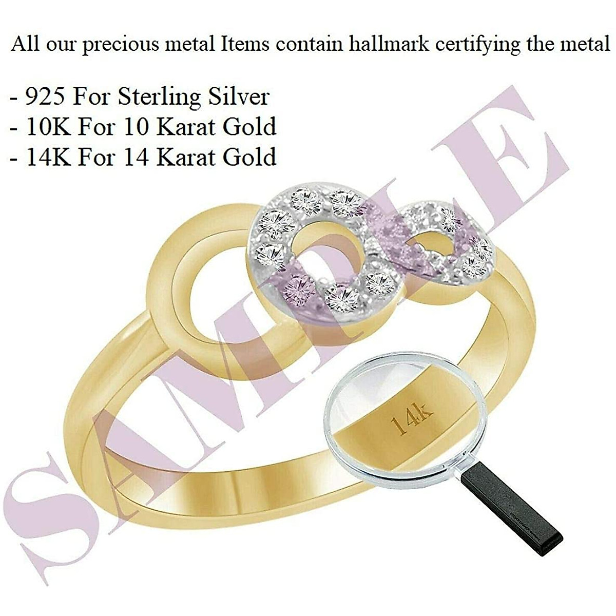 Pretty Jewels 925 Sterling Silver Center 8X6MM Emerald Cut Lab Created Moissanite And Natural White Diamond Infinity Halo Solitaire Engagement Rings for Women Gift For Her (2.05 Cttw) Ring Size-9