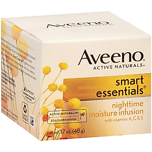 Aveeno Smart Essentials Nighttime Moisture Infusion Facial Moisturizer, 1.7 Ounce