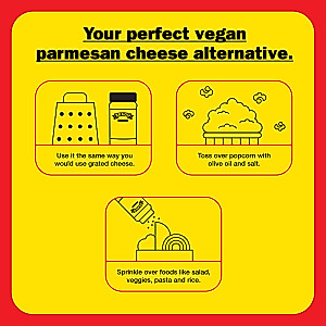 Bragg Nutritional Yeast Roasted Garlic Seasoning - 3 oz - Dairy-Free Parmesan Cheese Substitute - Perfect for Salads, Pastas, Popcorn, and More