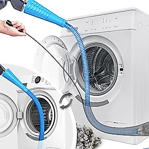 Sealegend 2 PCS Dryer Vent Cleaner Kit Vacuum Hose Attachment,Washer and Dryer Lint Remover, Dryer Cleaning Tools Hoses with Adapter