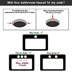 HYEASTR Waterfall Bathroom Faucet Single Handle Bathroom Sink Faucet with Overflow Pop Up Drain & Supply Lines Matte Black 1 Hole