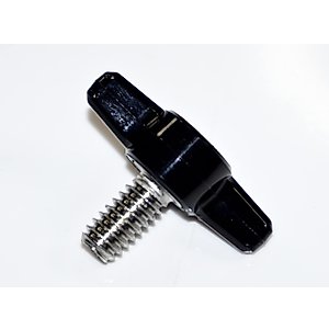 1/4"-20 x 1/2" Thumb Screws with Tee/Wing Butterfly Thumb Screws (8) Black
