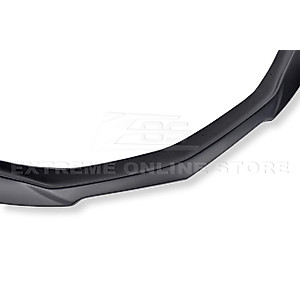 Replacement for 2016-Present Chevrolet Camaro SS 2019-Present Chevrolet Camaro LT LS RS | ZL1 Style Front Bumper Lower Lip Splitter (ABS Plastic - Matte Black)