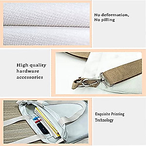 EAQ Personalized Tote Bag Custom Canvas Bag with Photo Reusable Canvas Tote Bags for Daily Use Gifts-Black-Tote Bag