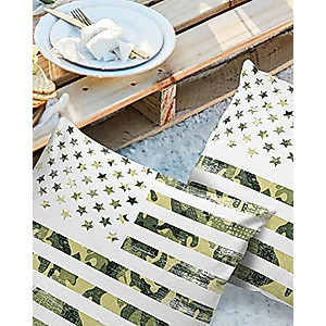 Meet 1998 Throw Pillow Covers 18x18 - Set of 2 Waterproof Pillow Cushion Cases,Camo Pillowcases Decorative Outdoor Pillow Cover for Sofa Couch Bedroom
