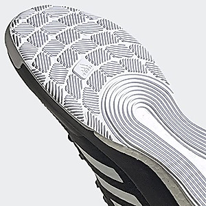 adidas Women's Crazyflight Mid Volleyball Shoe, Black/White/Black, 9.5