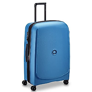 Delsey Paris Unisex Adult Expandable Suitcase, Zinc Blue, L (76 cm-102 L + 10 L)