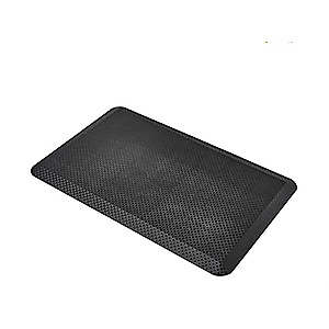 AmazonCommercial 3/4" Rectangular Anti Fatigue Ergo Comfort Standing, 32x20, 1 Mat, Black, Solid