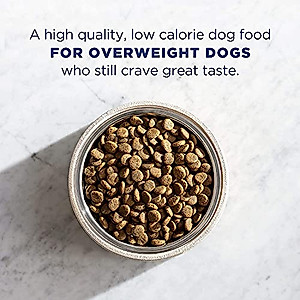 Natural Balance Fat Dogs Low Calorie Chicken Meal Salmon Meal, Garbanzo Beans, Peas & Oatmeal Adult Low-Calorie Dry Dog Food for Overweight Dogs