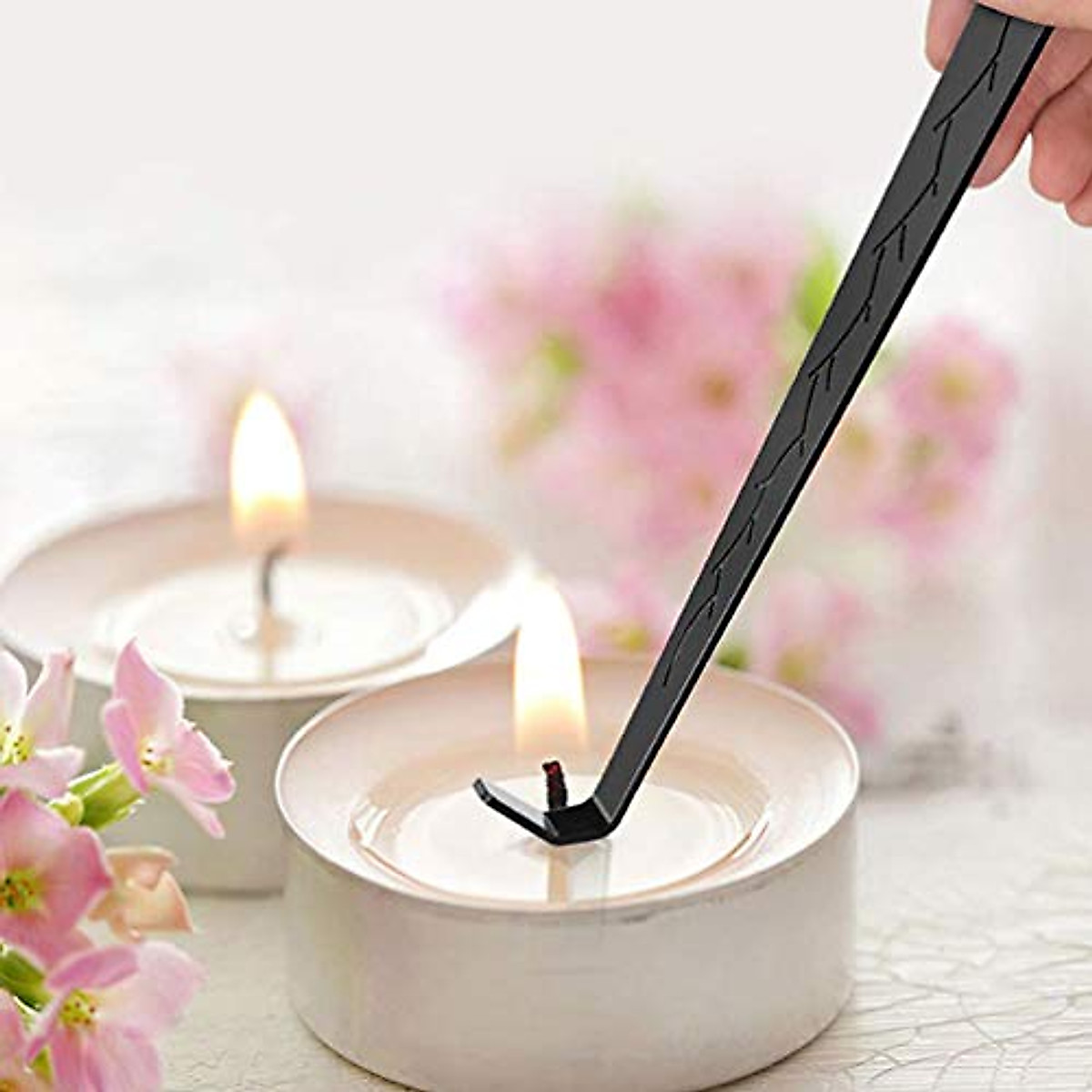 Hemoton Wedding Favors 3pcs Candle Accessory Set Candle Cutter Candle Snuffer Candle Wick Trimmer Candle Wick Dipper Candle Extinguisher for Wedding Valentines Day Holiday