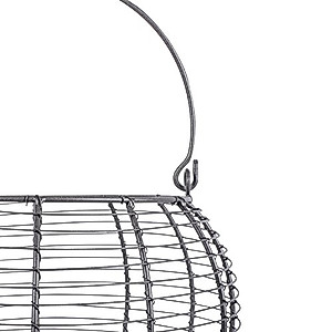 DII Vintage Wire Storage Baskets, Egg Basket Set, Rustic 3 Piece