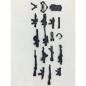 Dgdhf 500 Pieces Military Weapons Bricks Building Blocks Toy Custom Acccessories Designed for Army Mini Brick Figures