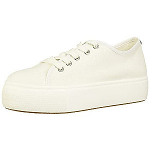 Steve Madden womens Elore Sneaker, White, 8 US