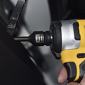 Aiourx 1/2" Drive Master Impact XZN Bit Socket Set, 10-Pieces: M5 - M18, Cr-Mo Steel, Heavy Duty Storage Case