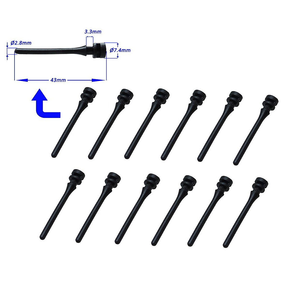 Akust PC Anti-Vibration Rubber Screw Kit 36 PCS