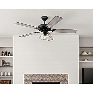 Westinghouse 7304800 Scholar Ceiling Fan, 52", Matte Black