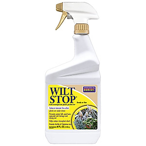 Bonide Wilt Stop, 40 oz Ready-to-Use Spray Anti-Transpirant Plant Protector, Long Lasting Effects, Extend the Life of Plants