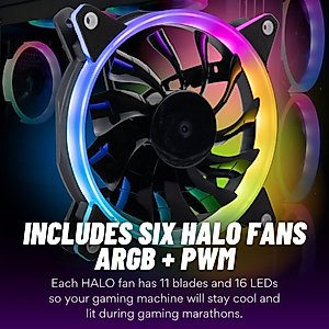 Empowered PC Stratos Micro Gaming Desktop - NVIDIA GeForce RTX 4070, Intel 12 Core i7-12700KF Processor, 32GB DDR5 RAM, 512GB NVMe SSD + 2TB HDD, WiFi, Windows 11 Home - RGB Gamer Computer
