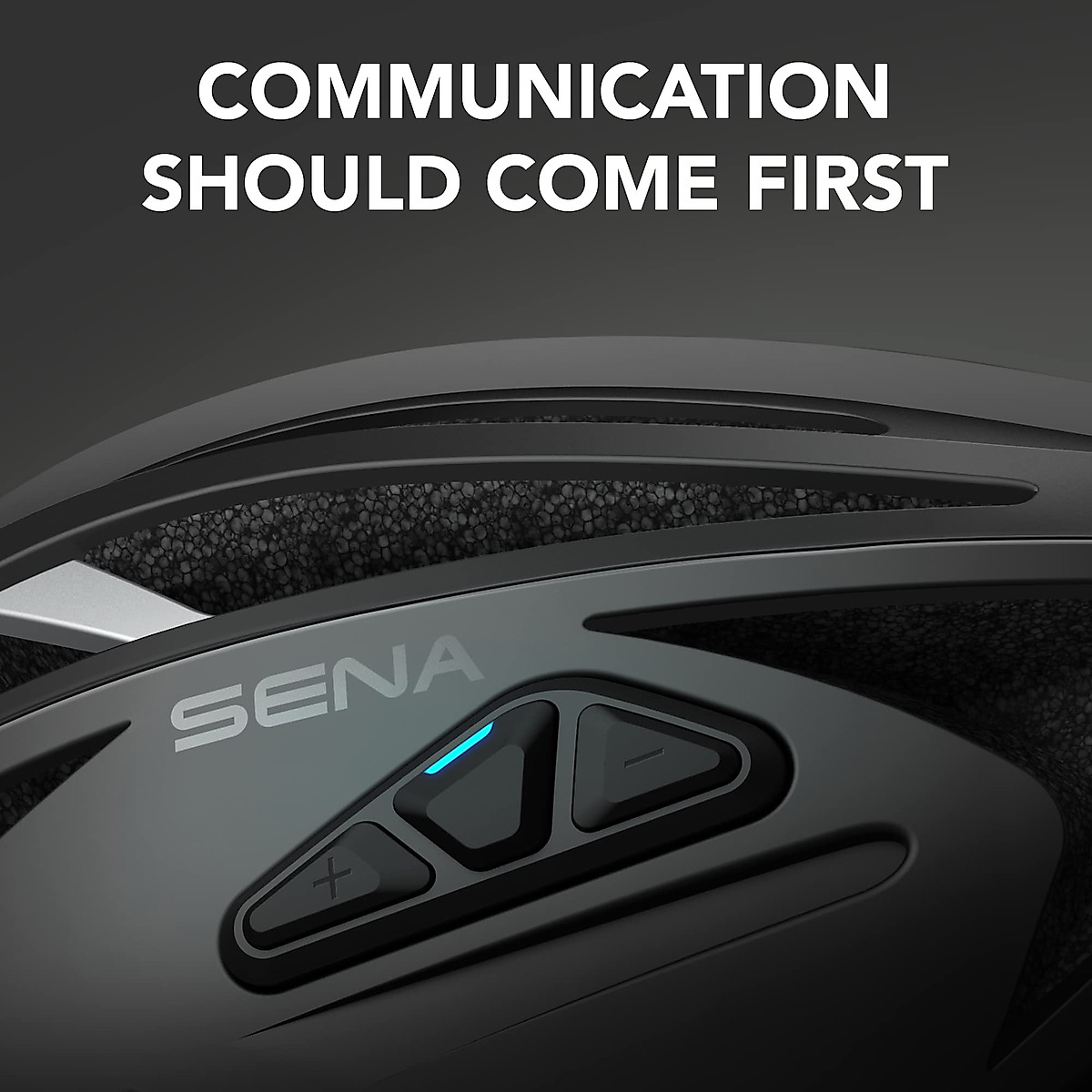 Sena R2X Smart Road Cycling Helmet with Alexa Built-in and Mesh Intercom (Matte White, Large)