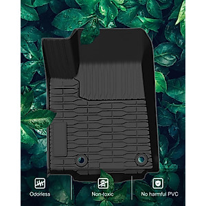 A & UTV PRO Floor Mats Fit for 2021 2022 2023 2024 Jeep Grand Cherokee L/WL, All Weather Floor Liners Full Kit for Three Row Models, Replace OEM 82216639AA,82216640AA,82216152AC, 3 Row