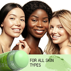 BACHERI Green Tea Mask Stick, Blackhead Remover Mask with Green Tea Extract, Green Mask Stick for Deep Pore Cleansing, Moisturizing, Oil Controlling