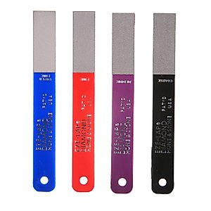 EZE-LAP L PAK4 Set SF/F/M/C Color Coded Diamond Hones