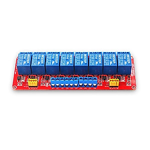 1PCS 24V 8 Channel Relay Module High and Low Trigger Red Board 8Channel Relay Module