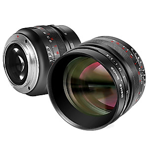 Meike 50mm f0.95 Large Aperture Manual Focus Lens Compatible with Panasonic Lumix M43 MFT Mount Digital Mirrorless Cameras GH3 GH4 GH5 GH6 GH7