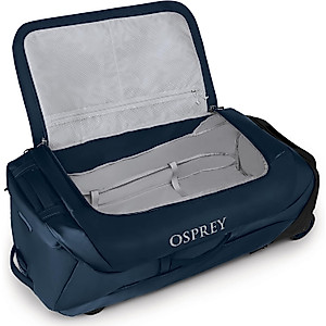 Osprey Transporter 120L Wheeled Travel Duffel Bag, Venturi Blue