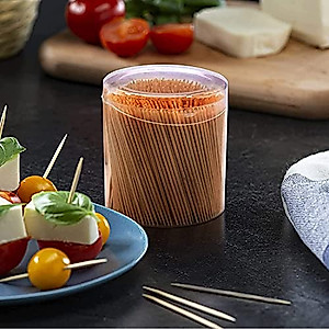 Esmartlife 1500 Count Bamboo Toothpicks,Sturdy Smooth Finish Bamboo Tooth Picks, Cocktail Picks, Toothpicks For Appetizers ,Toothpicks Wood