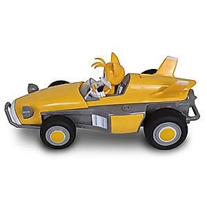 Sonic Racing RC: Tails The Fox - NKOK (603), 2.4GHz Remote Controlled Car with Turbo Boost, Officially Licensed Sega Sonic The Hedgehog, Battery Powered, Ages 6+