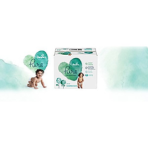 Pampers Pure Disposable Baby Diapers, Hypoallergenic and Fragrance Free Protection, Size 5, 66 Count, Giant