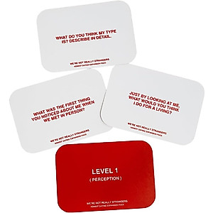 WE'RE NOT REALLY STRANGERS Honest Dating Expansion Pack Card Game – 50 Cards & Wild Cards – Conversation Cards for Couples, Adults, & Teens for Date Nights & Game Nights, Ages 18+, 2 Players